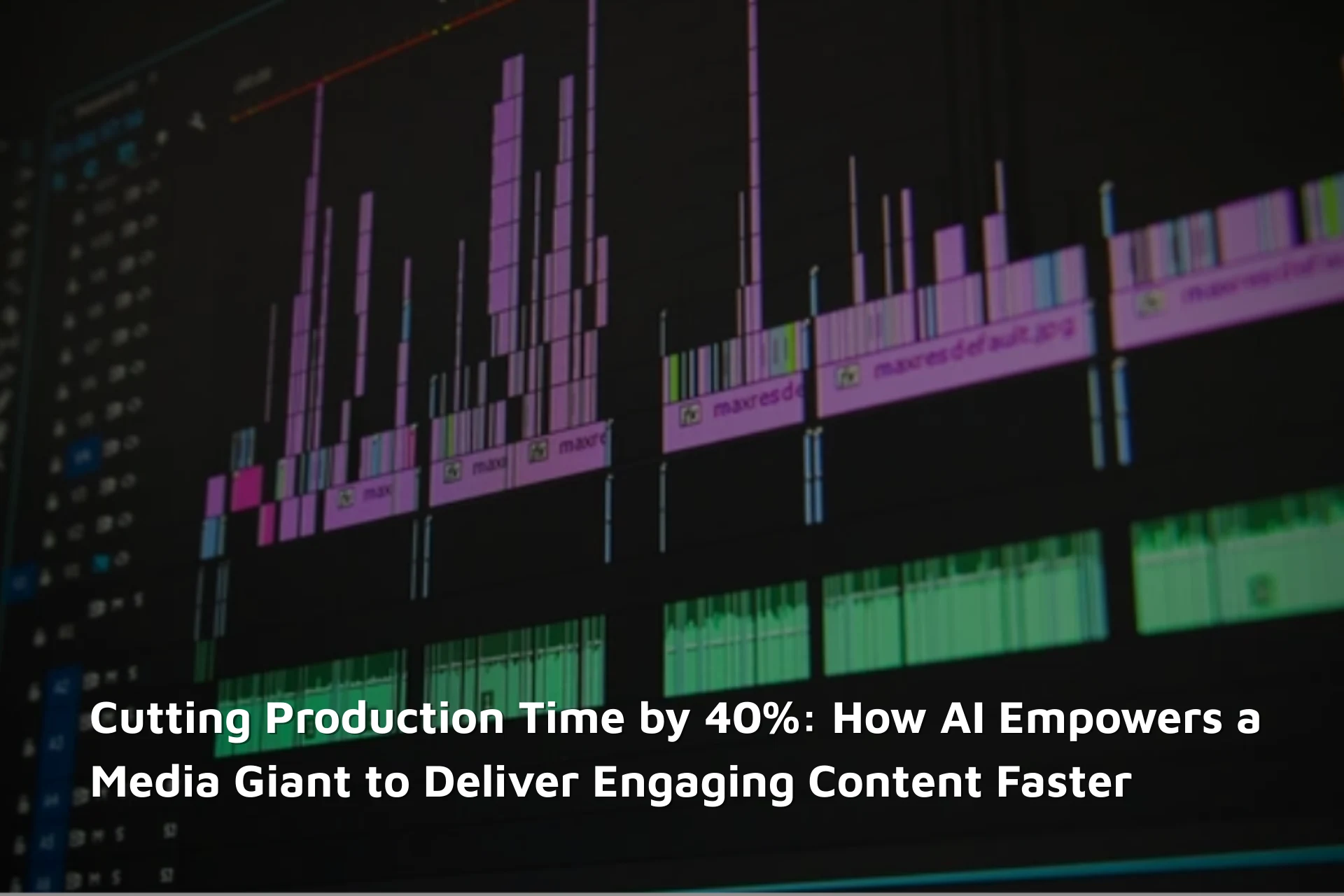 Cutting Production Time by 40%: How AI Empowers a Media Giant to ...